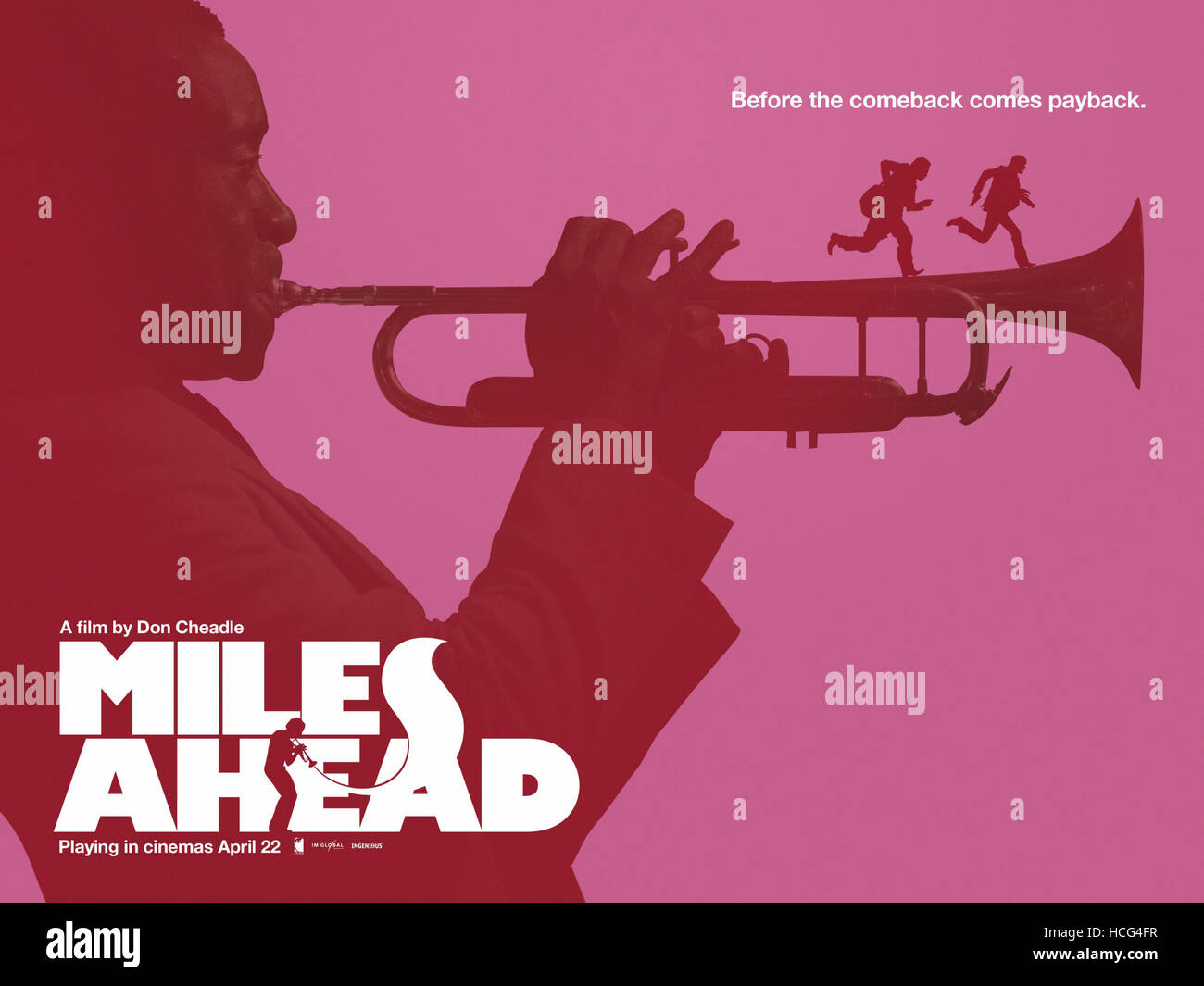 MILES AHEAD, British poster, Don Cheadle (as Miles Davis), 2015. ©Sony ...