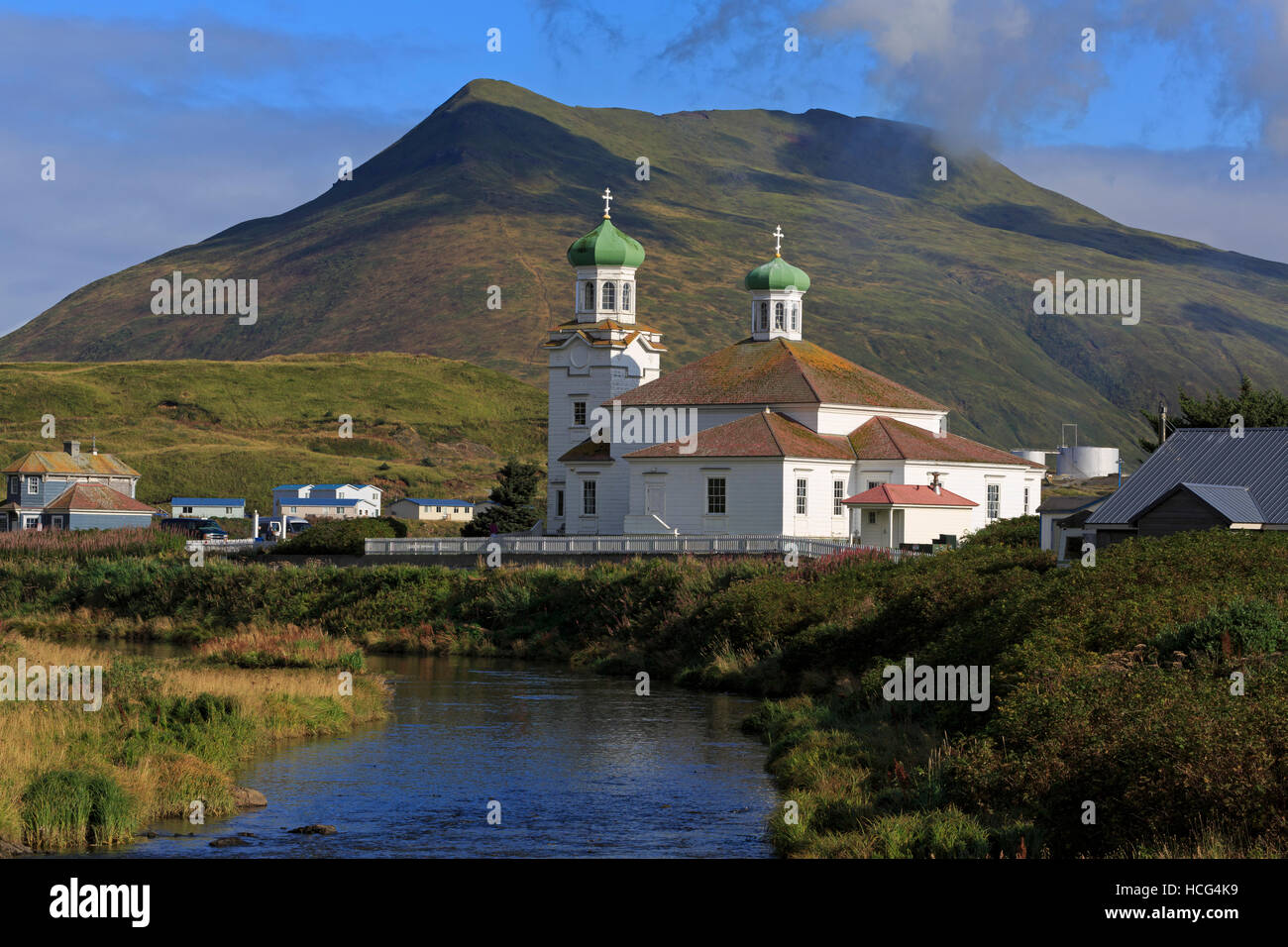 Russian Orthodox Church, Unalaska Island, Aleutian Islands, Alaska, USA ...