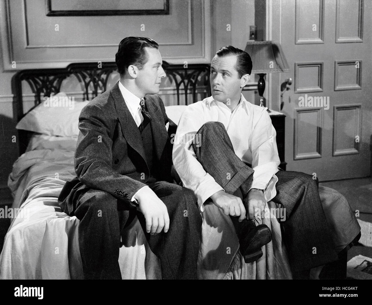 MR. AND MRS. SMITH, from left: Gene Raymond, Robert Montgomery, 1941 Stock Photo - Alamy