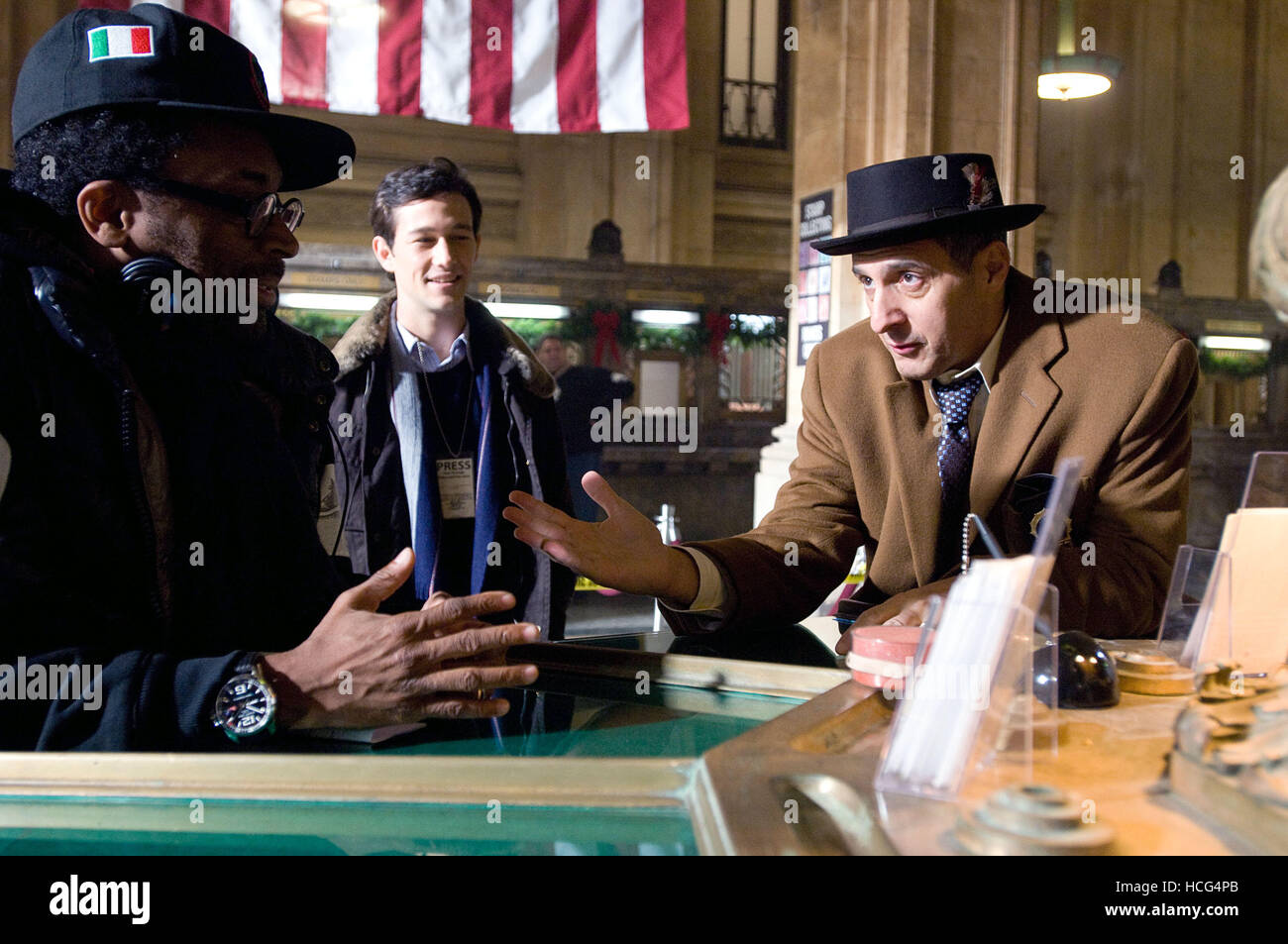 MIRACLE AT ST. ANNA, from left: director Spike Lee, Joseph Gordon ...