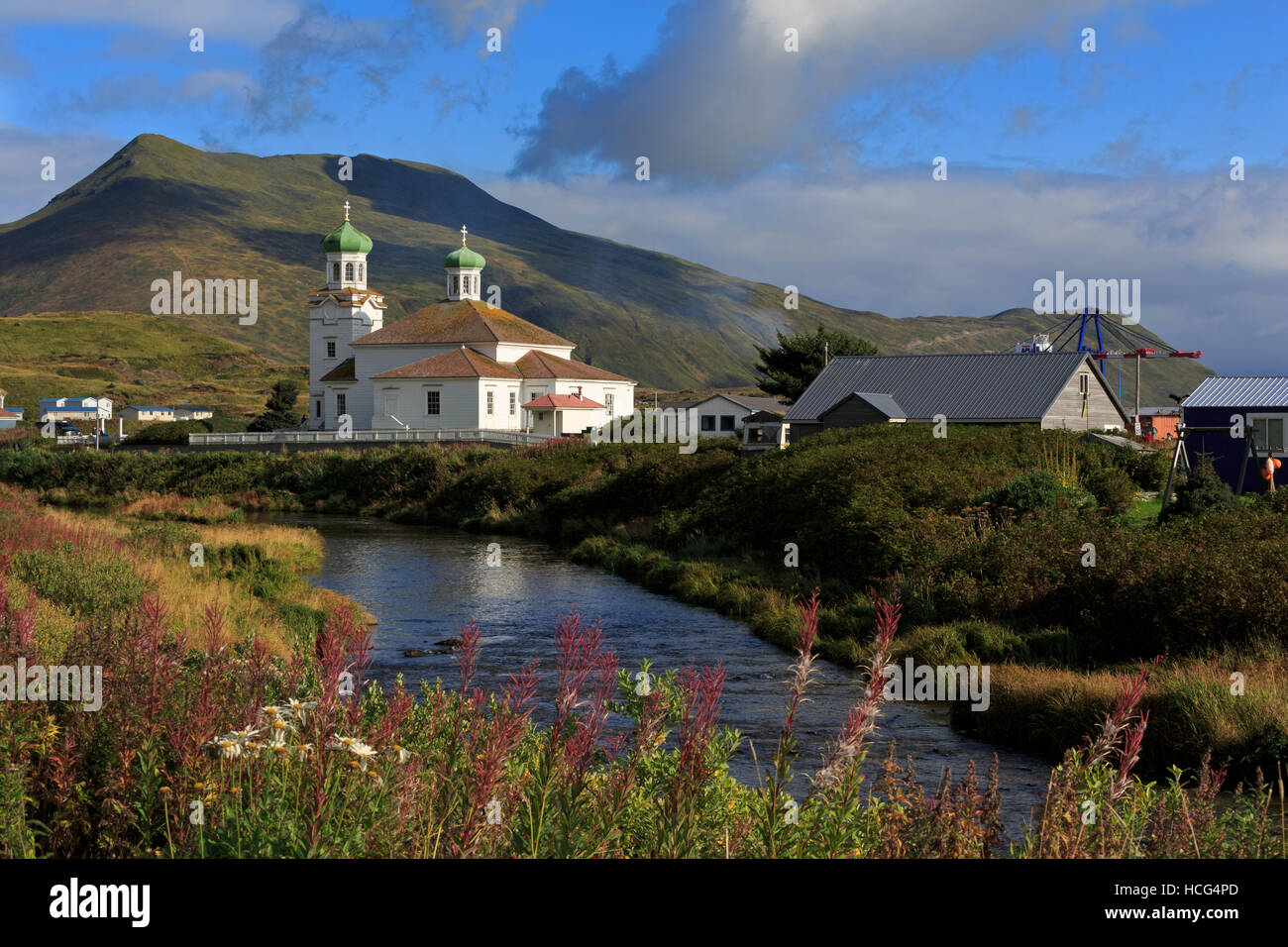 Russian Orthodox Church, Unalaska Island, Aleutian Islands, Alaska, USA ...