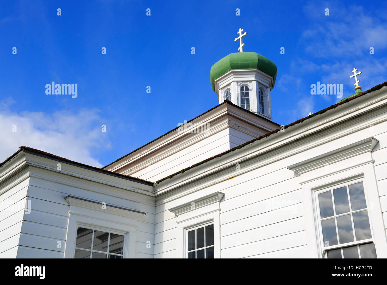Russian Orthodox Church, Unalaska Island, Aleutian Islands, Alaska, USA ...