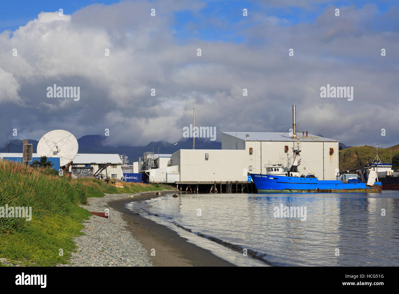 Alyeska Seafoods Plant, Unalaska Island, Aleutian Islands, Alaska, USA ...