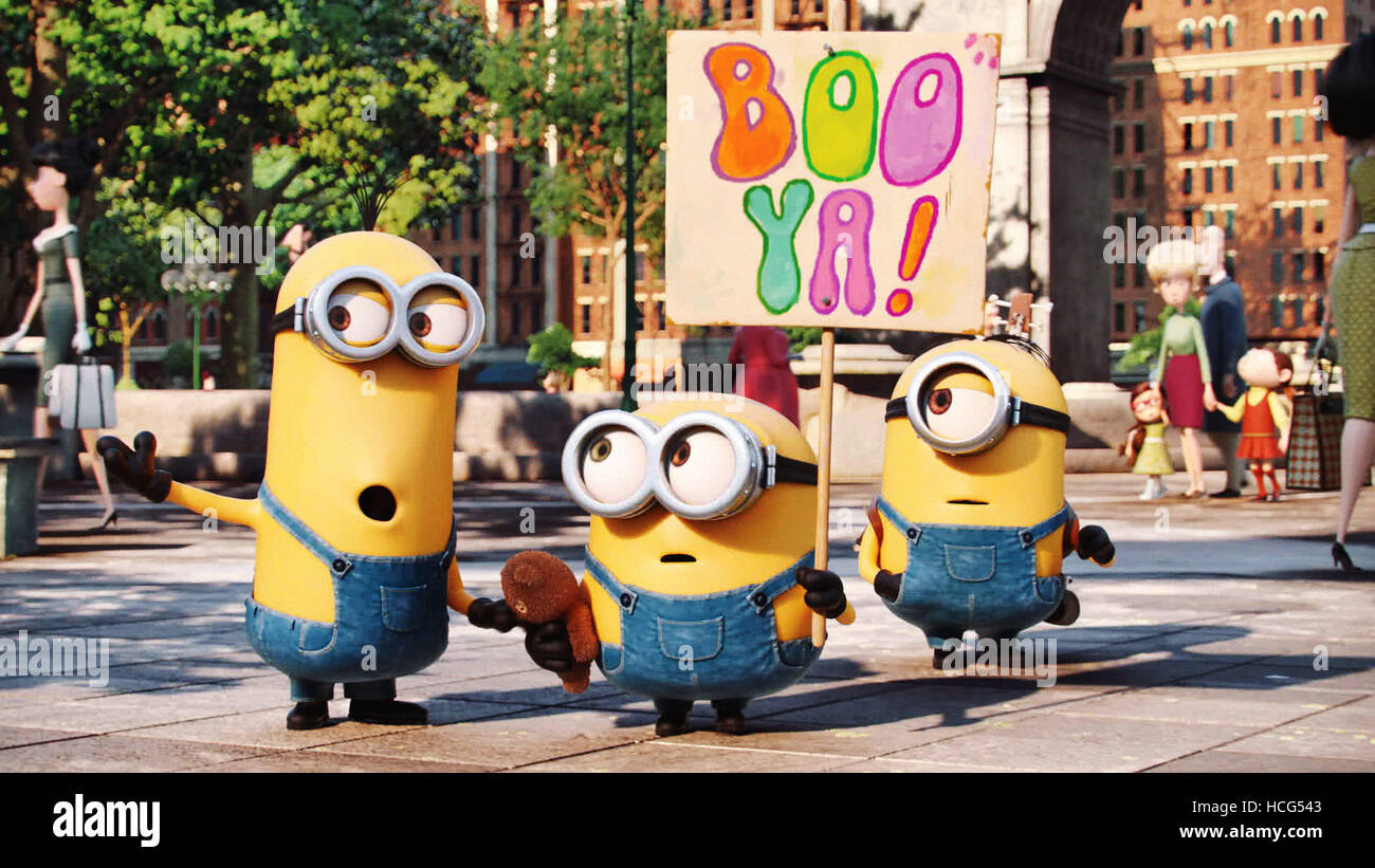 MINIONS, from left: Stuart, Bob, Kevin, 2015. /©Universal Pictures ...