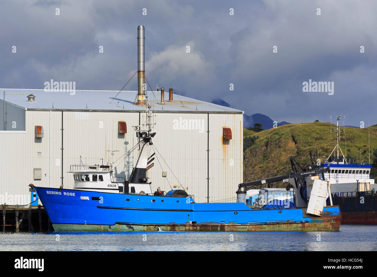 Alyeska Seafoods Plant, Unalaska Island, Aleutian Islands, Alaska, USA ...