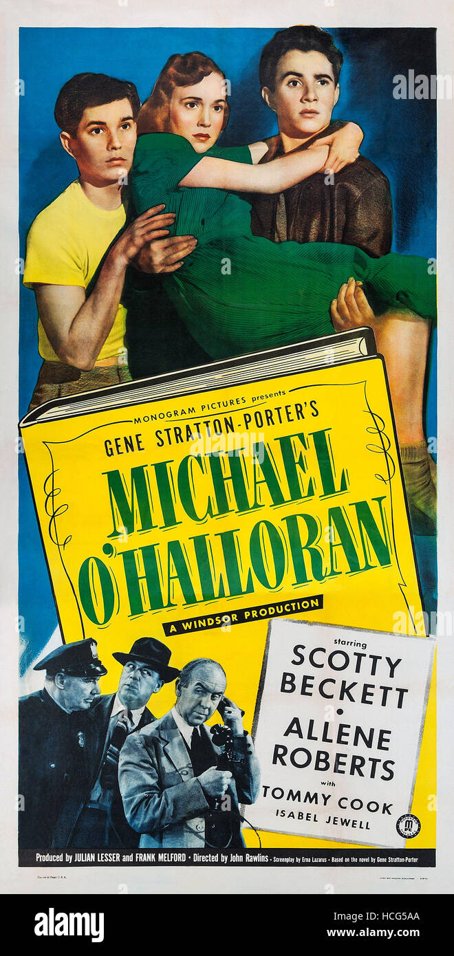 MICHAEL O'HALLORAN, US poster, top from left: Tommy Cook, Allene ...