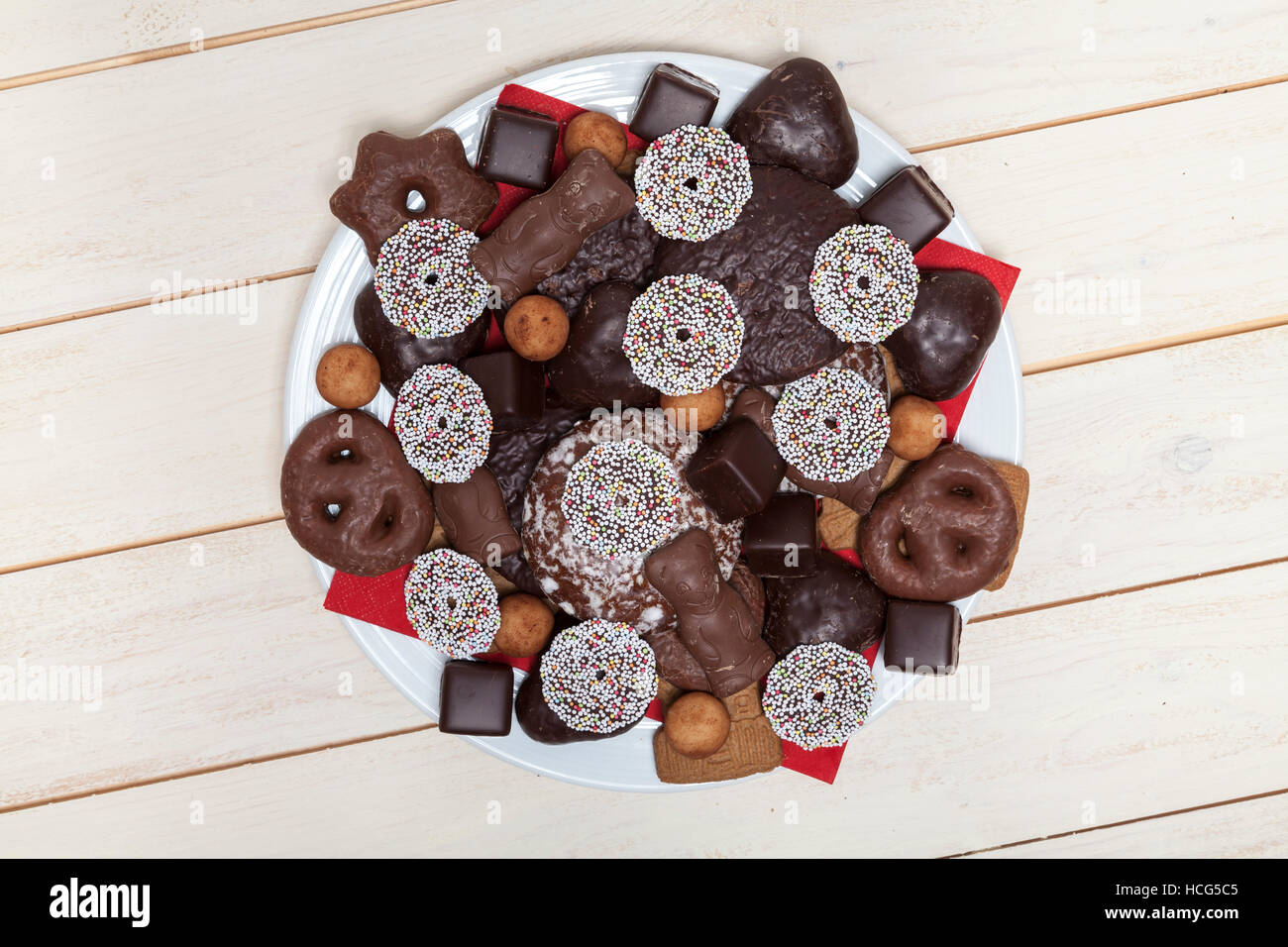 Mixed selection of sweets hi-res stock photography and images - Alamy