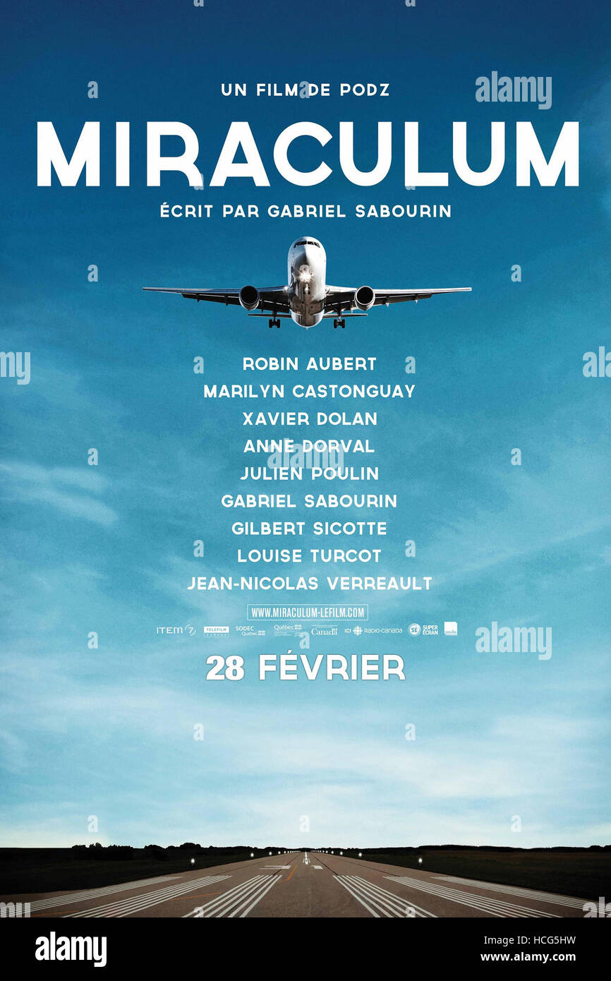 MIRACULUM, Canadian poster art, 2014. ©Les Films Seville/Courtesy ...