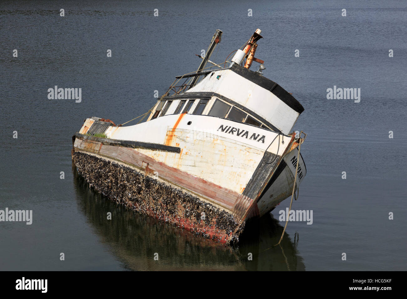 Captains Bay, Unalaska Island, Aleutian Islands, Alaska, USA Stock ...