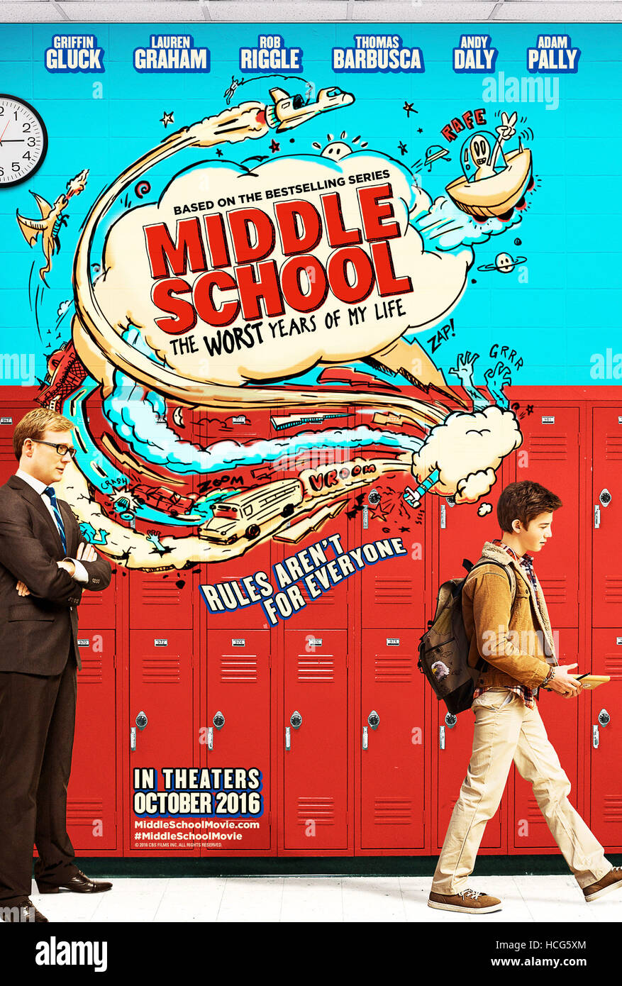 MIDDLE SCHOOL: THE WORST YEARS OF MY LIFE, advance US poster, from left ...