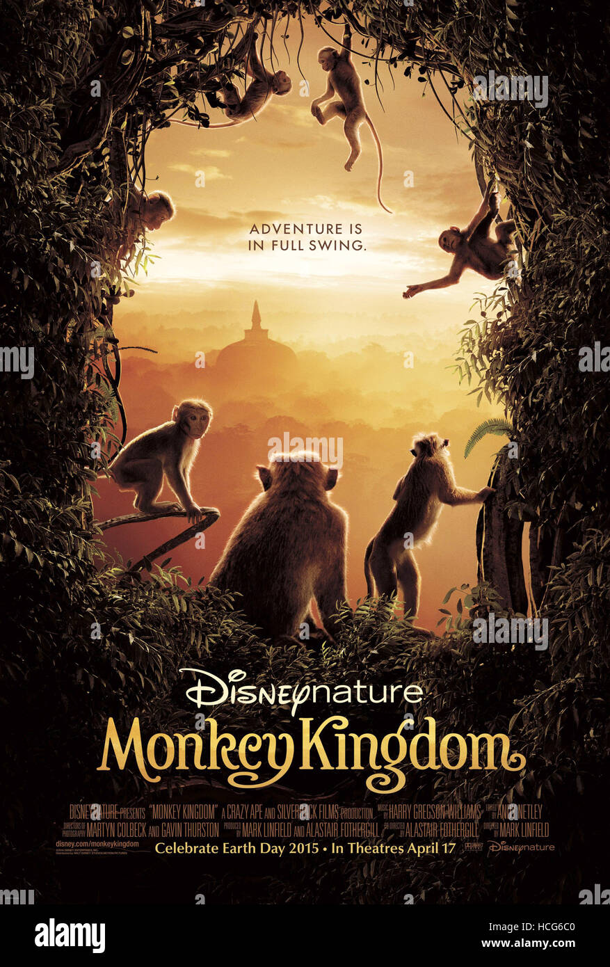 MONKEY KINGDOM, US poster, 2015. ©Disneynature/courtesy Everett ...