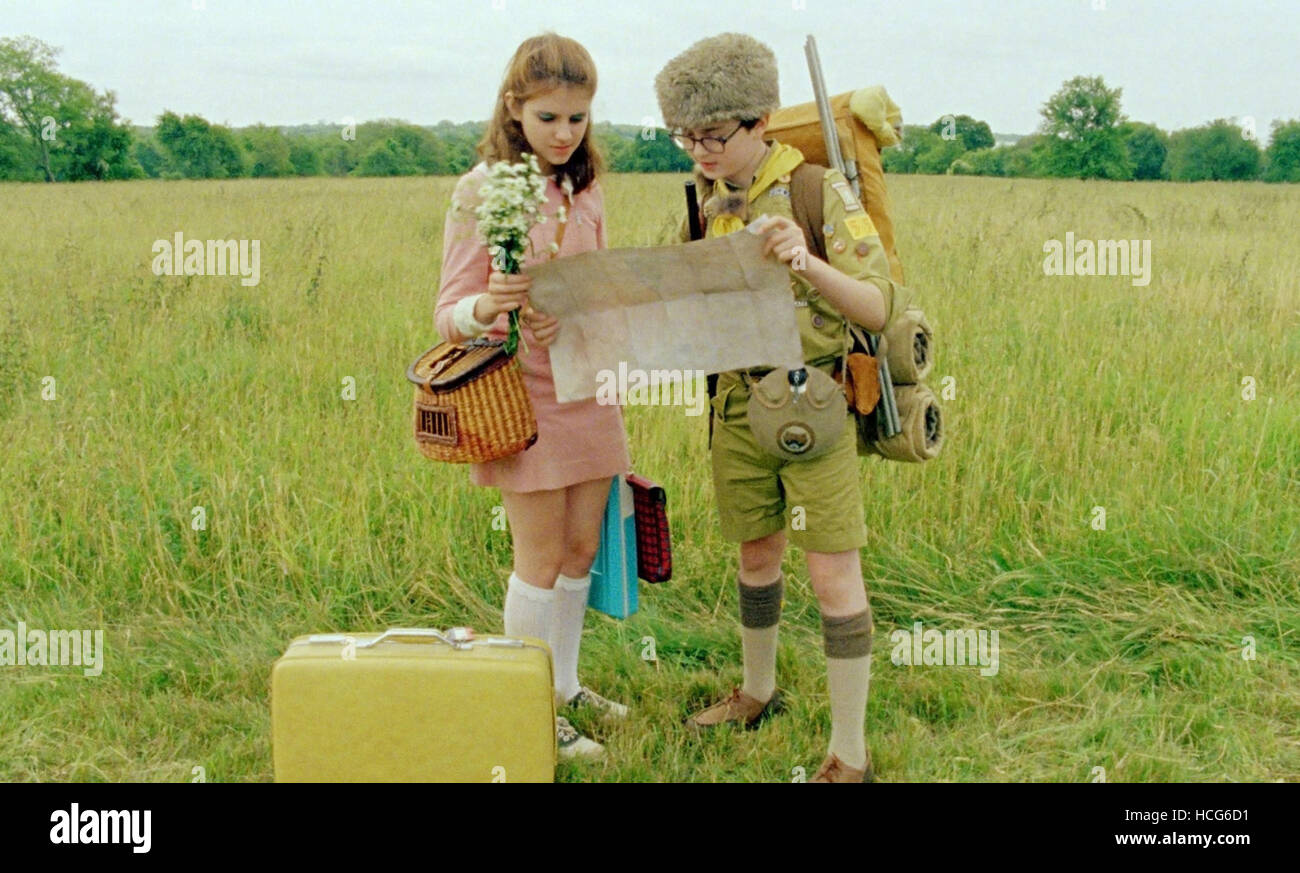 MOONRISE KINGDOM, from left: Kara Hayward, Jared Gilman, 2012. ©Focus ...