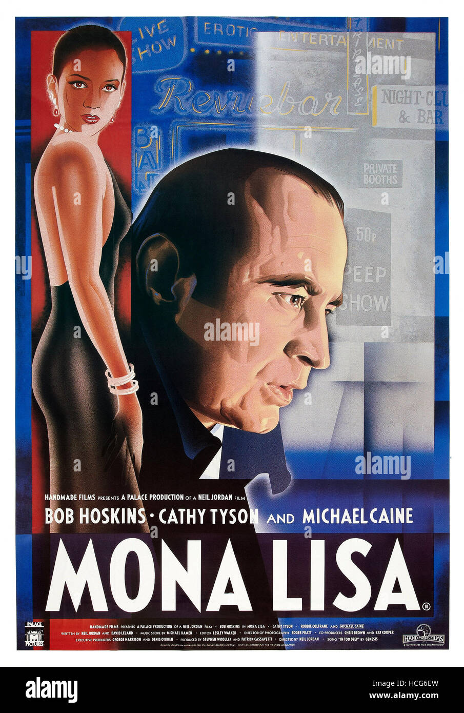MONA LISA, l-r: Cathy Tyson, Bob Hoskins on British poster art, 1986 ...