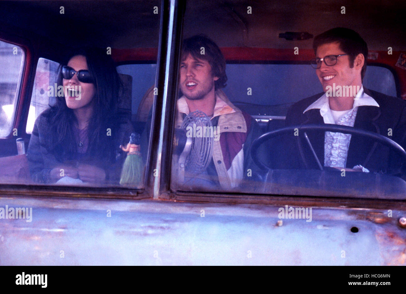 MOVING MCALLISTER, from left: Mila Kunis, Jon Heder, Ben Gourley, 2007 ...