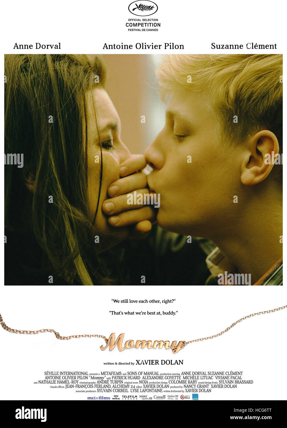 MOMMY, Canadian poster, from left: Anne Dorval, Antoine-Olivier Pilon ...