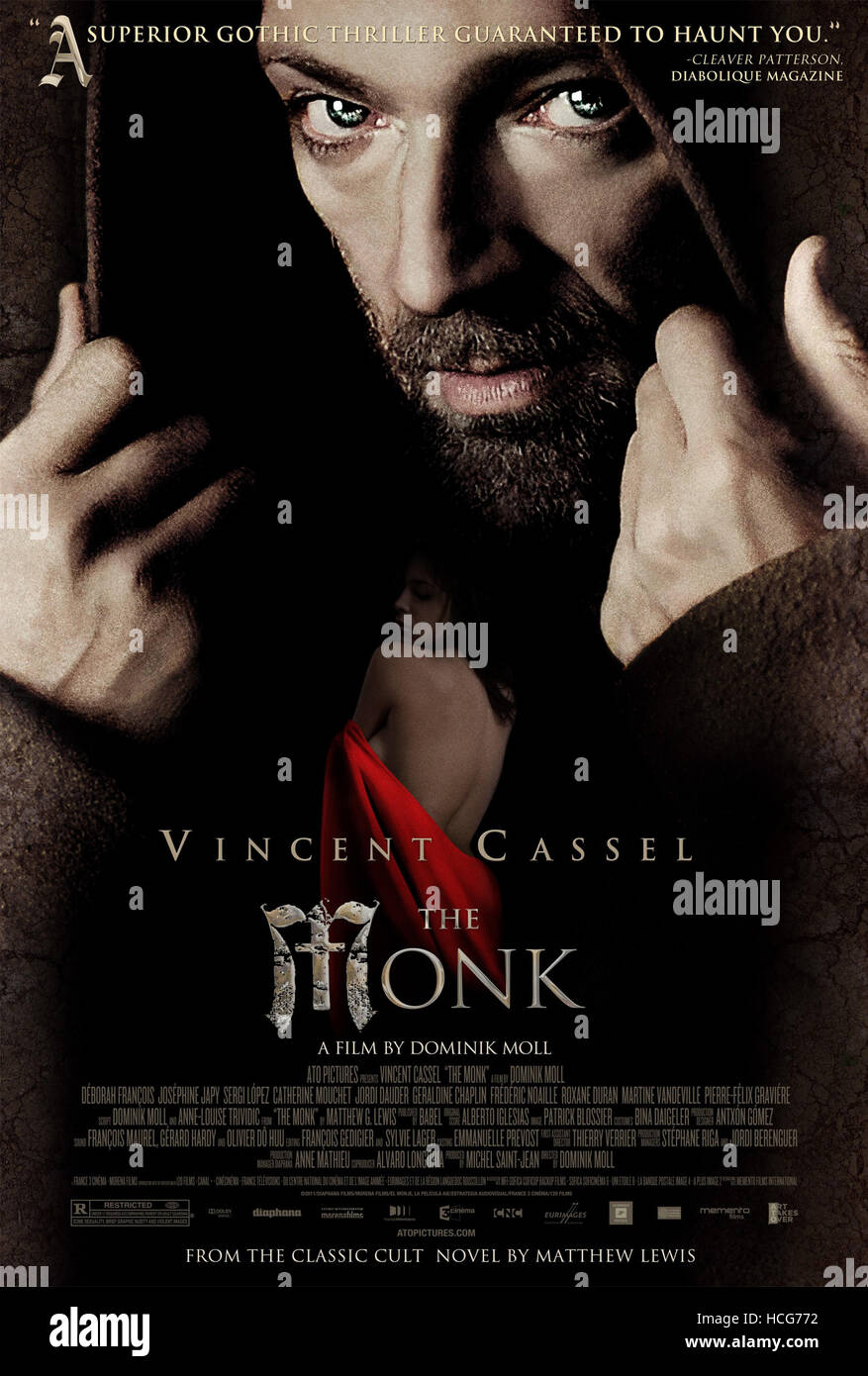 THE MONK, (aka LE MOINE), US poster art, Vincent Cassel, 2011. ©ATO ...