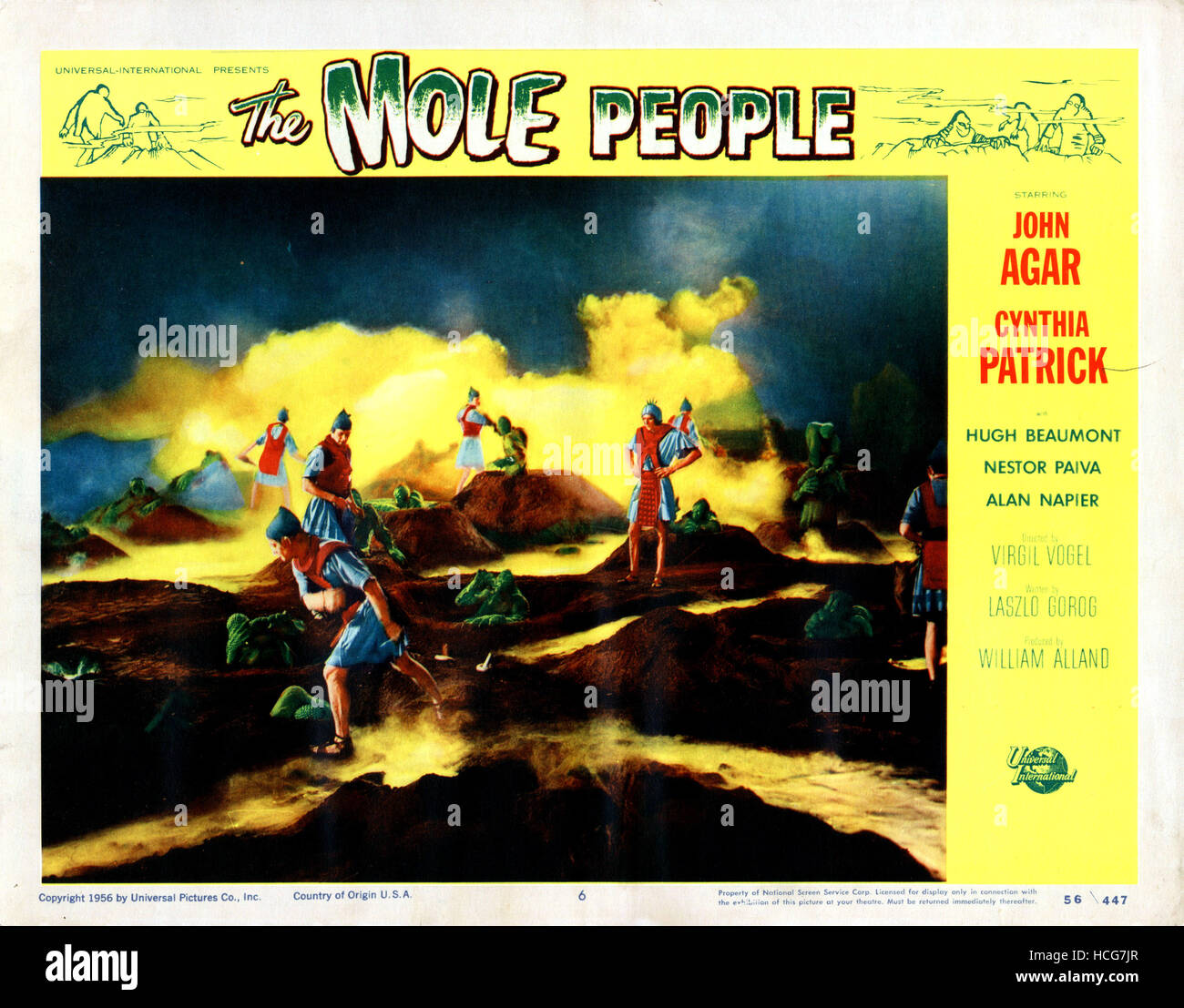 THE MOLE PEOPLE, 1956 Stock Photo - Alamy