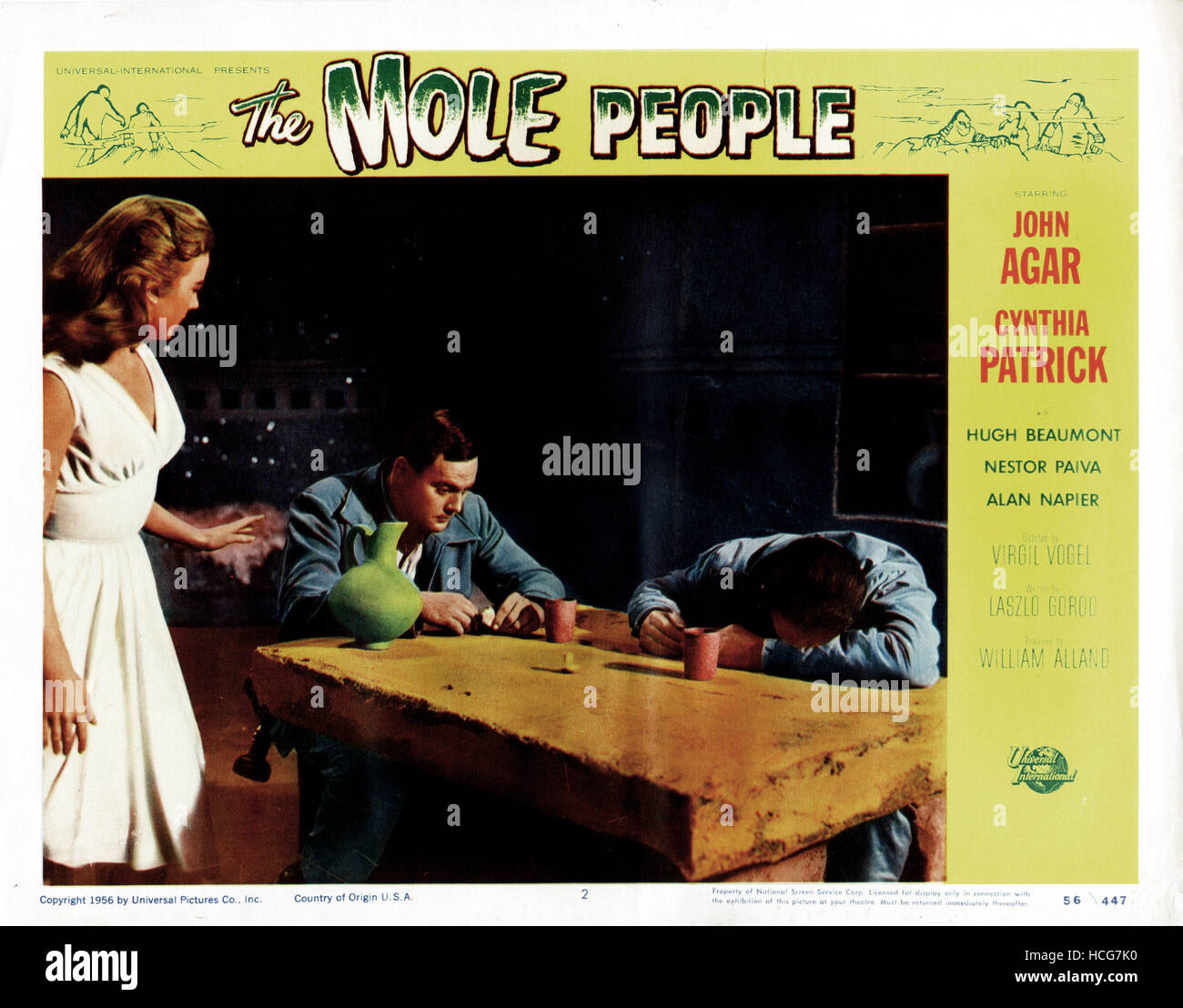 THE MOLE PEOPLE, Cynthia Patrick, 1956 Stock Photo - Alamy