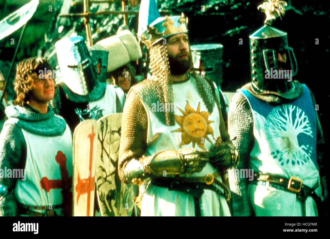 MONTY PYTHON AND THE HOLY GRAIL, Michael Palin (left), Graham Chapman ...