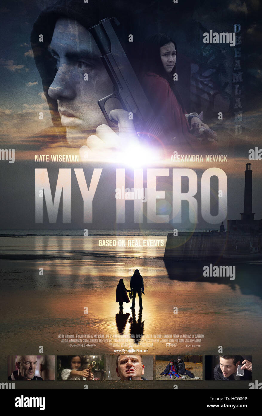 MY HERO, poster art, top, from left: Nathanael Wiseman, Alexandra ...