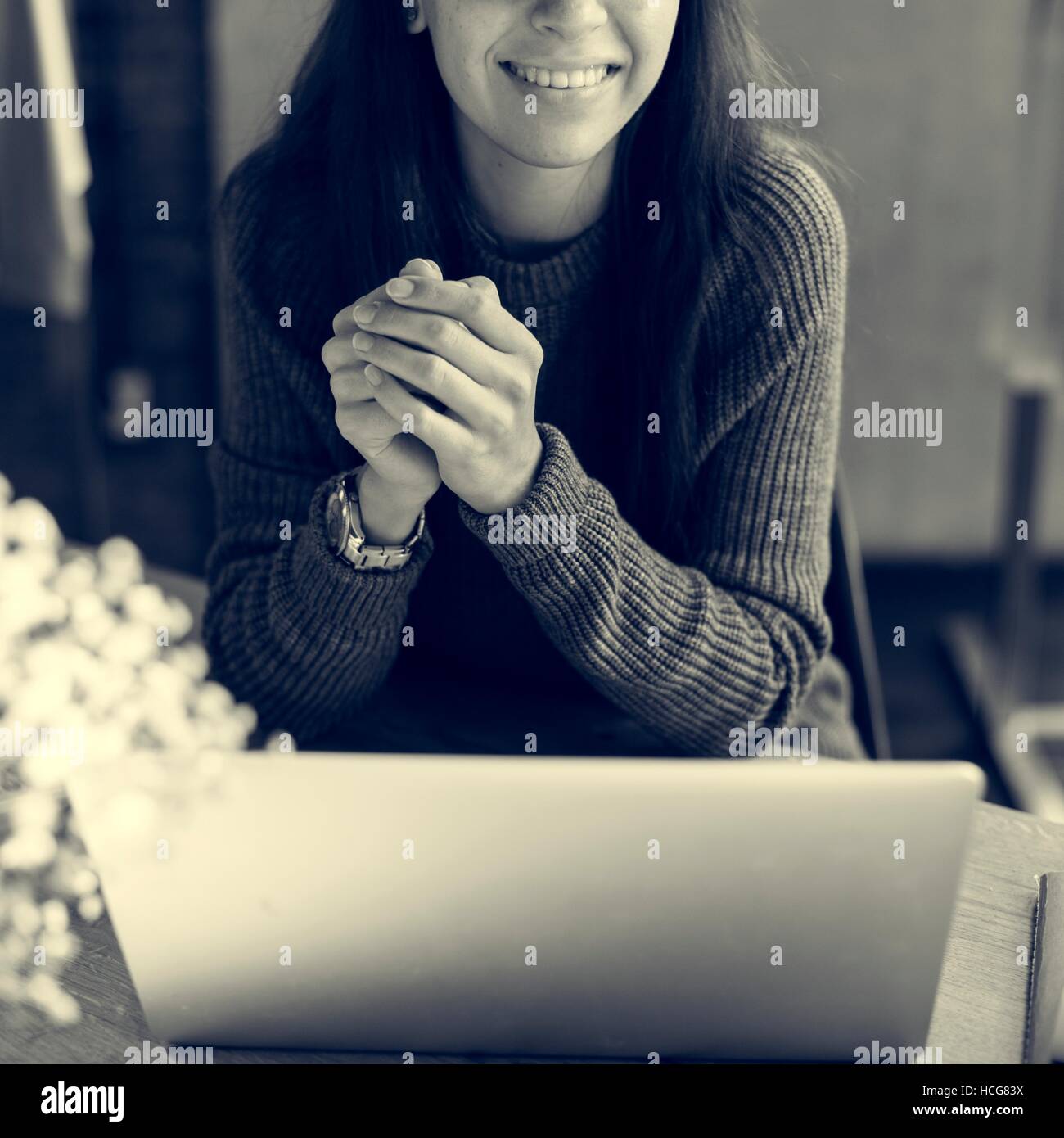 Yoman Woman Store Manager Concept Stock Photo - Alamy