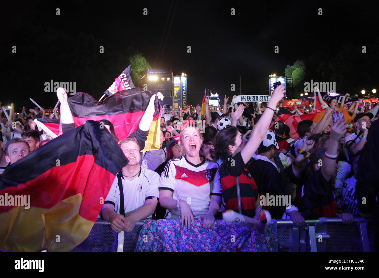 Berlin fan mile in berlin hi-res stock photography and images - Alamy