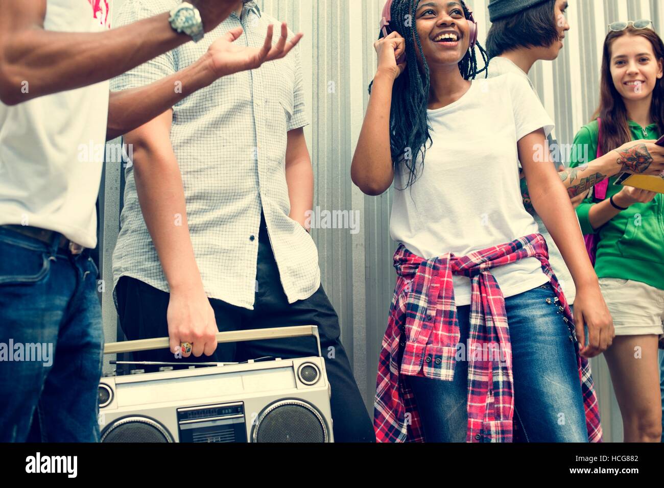Music Entertainment Lifestyle Media Concept Stock Photo - Alamy