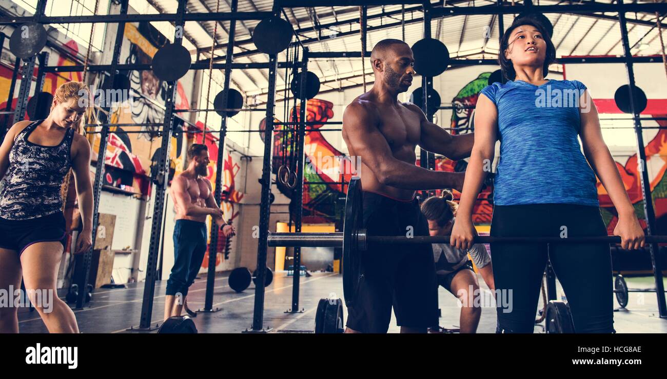 Active People Sport Workout Concept Stock Photo - Alamy