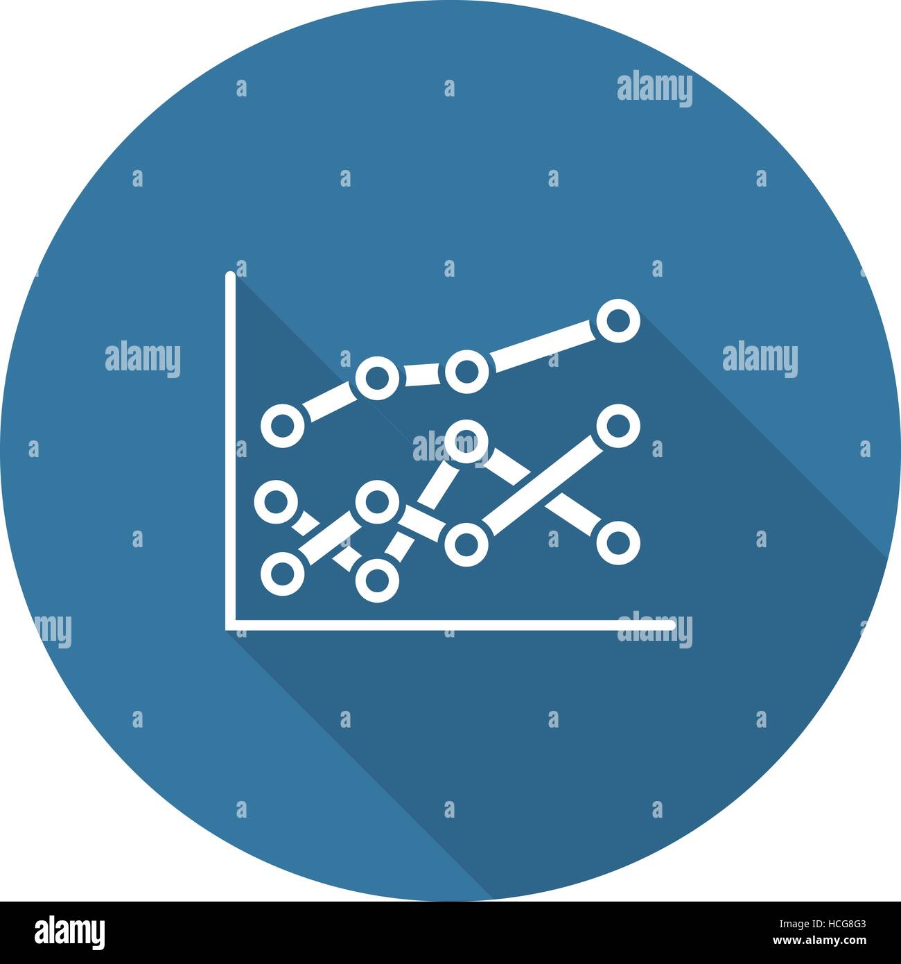 Statistics Icon. Business and Finance. Isolated Illustration. Set of ...
