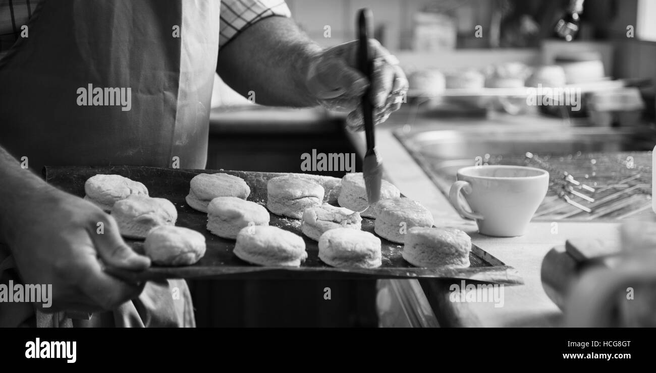 Man kitchen cooking Black and White Stock Photos & Images - Alamy