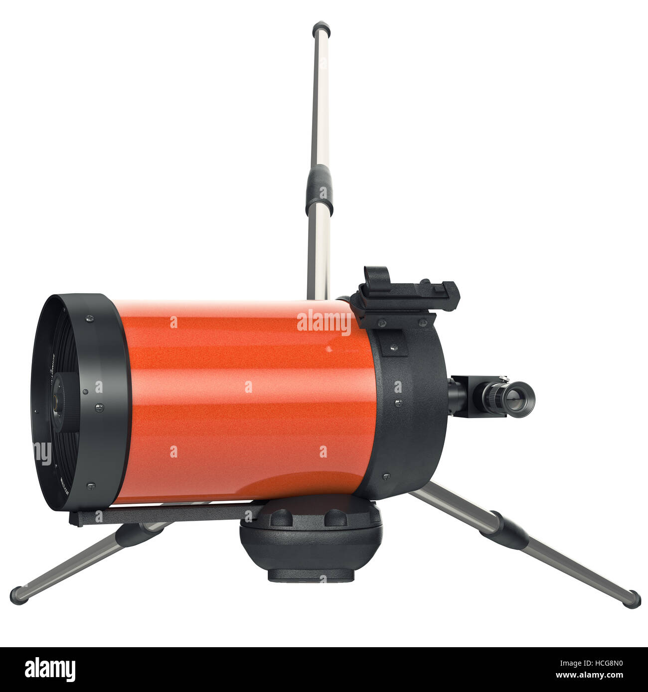 Telescope instrument for astronomy, top view Stock Photo - Alamy