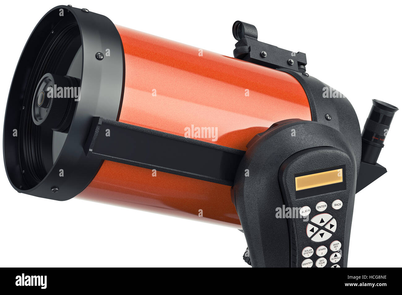 Telescope optical professional, close view Stock Photo - Alamy