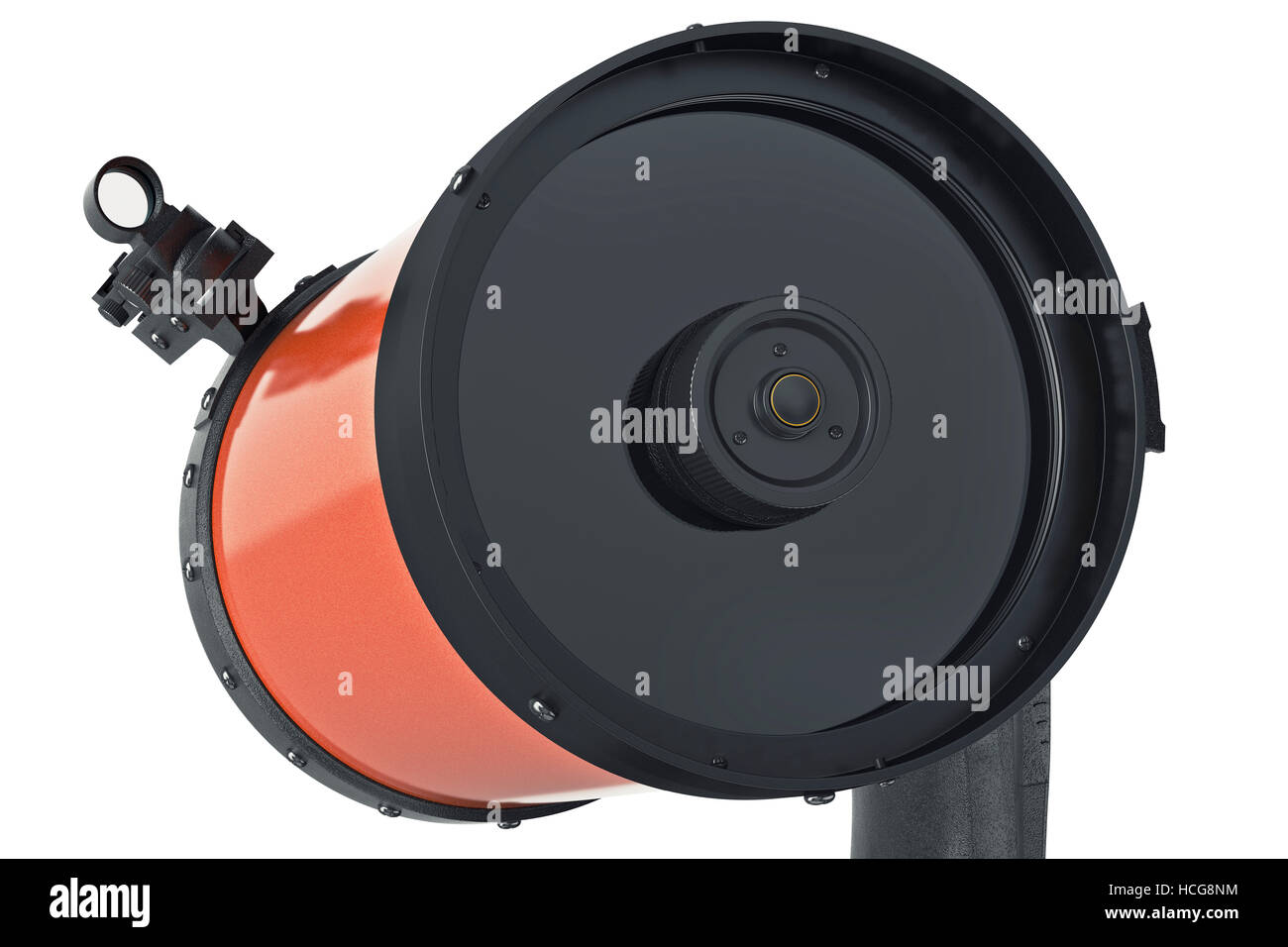 Telescope catadioptric with lens, close view Stock Photo - Alamy