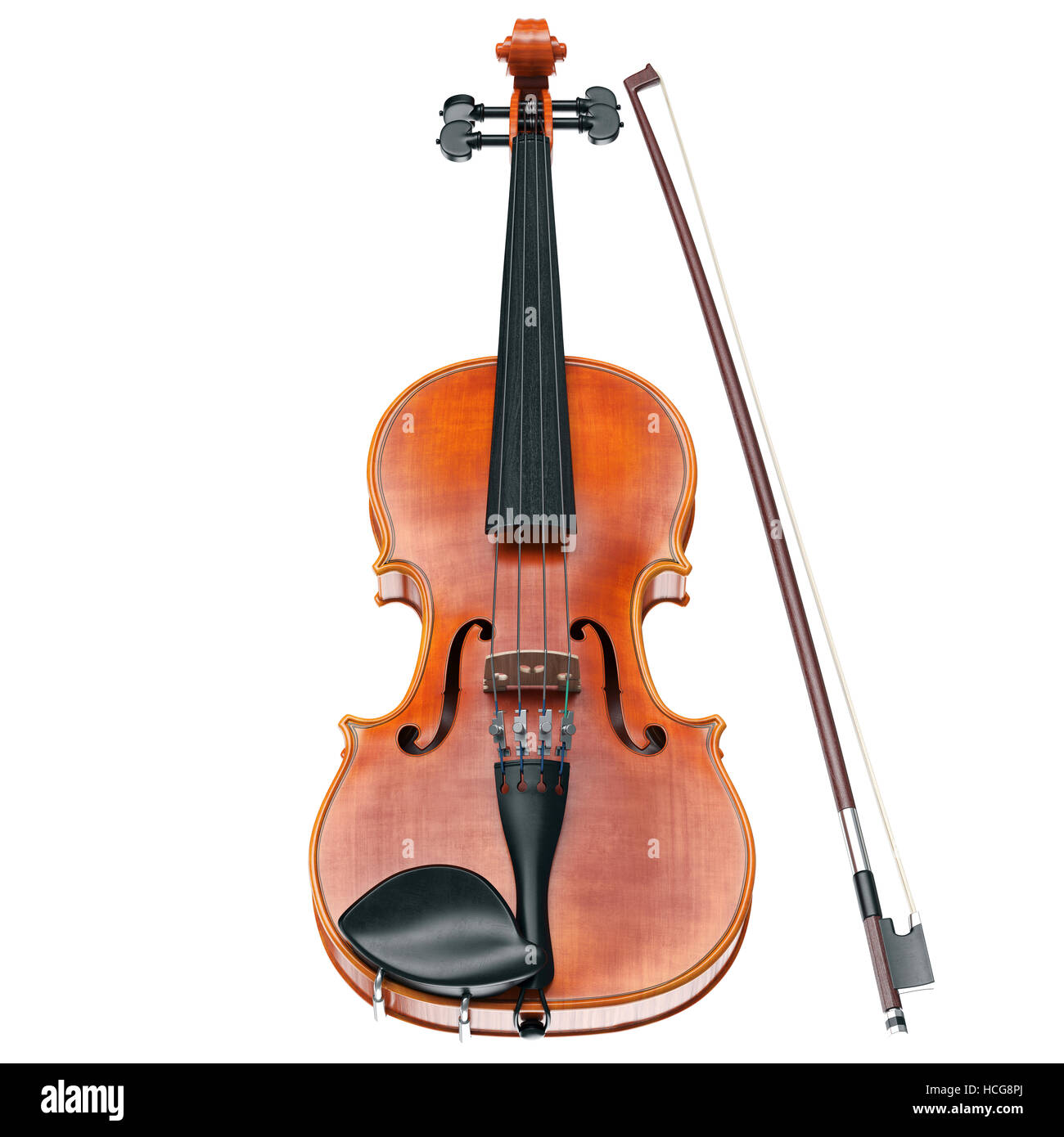 Violin classical, front view Stock Photo - Alamy