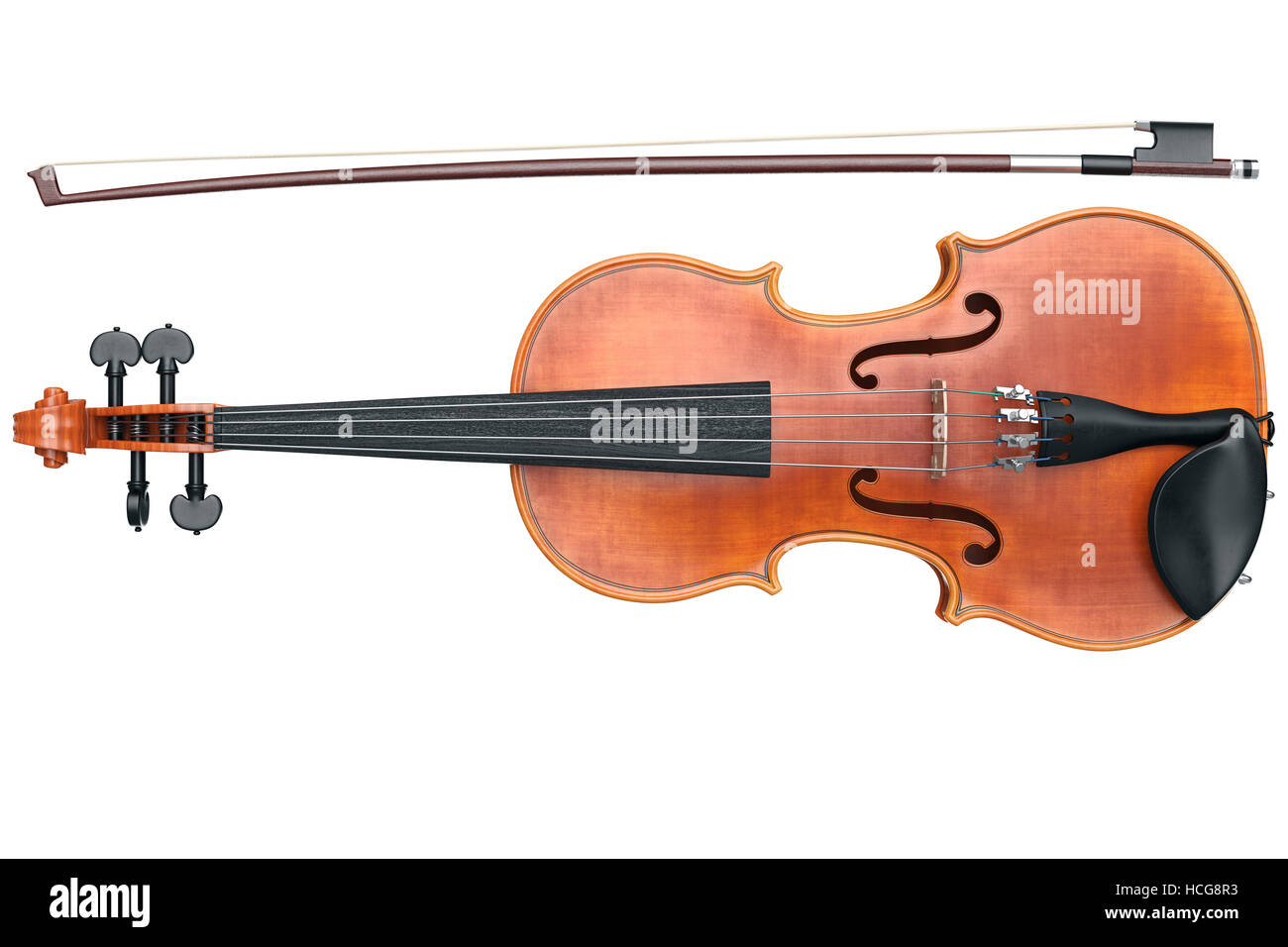 Melody violin front view isolated hi-res stock photography and images ...