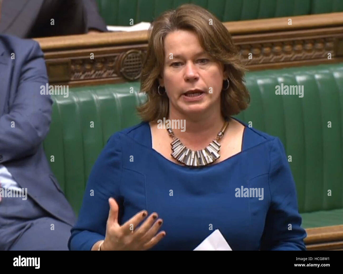Independent MP Michelle Thomson speaks in the House of Commons, London ...