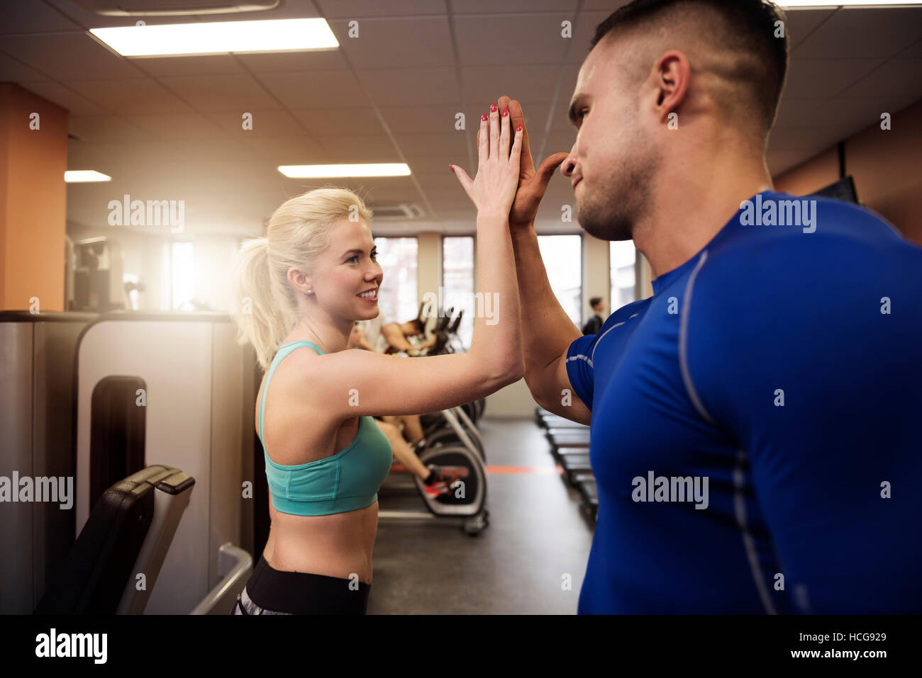 Their target has been achieved Stock Photo - Alamy