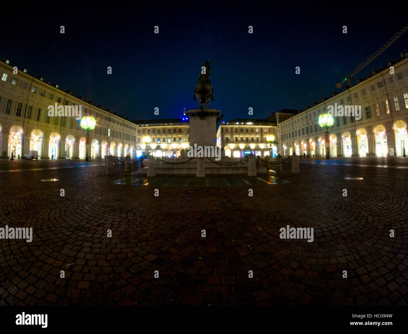 Turin night lights hi-res stock photography and images - Alamy