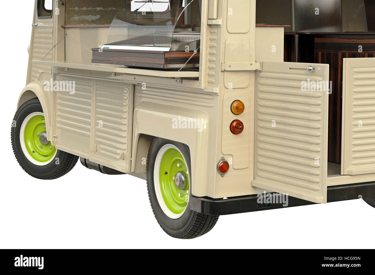 Food car open doors hi-res stock photography and images - Alamy
