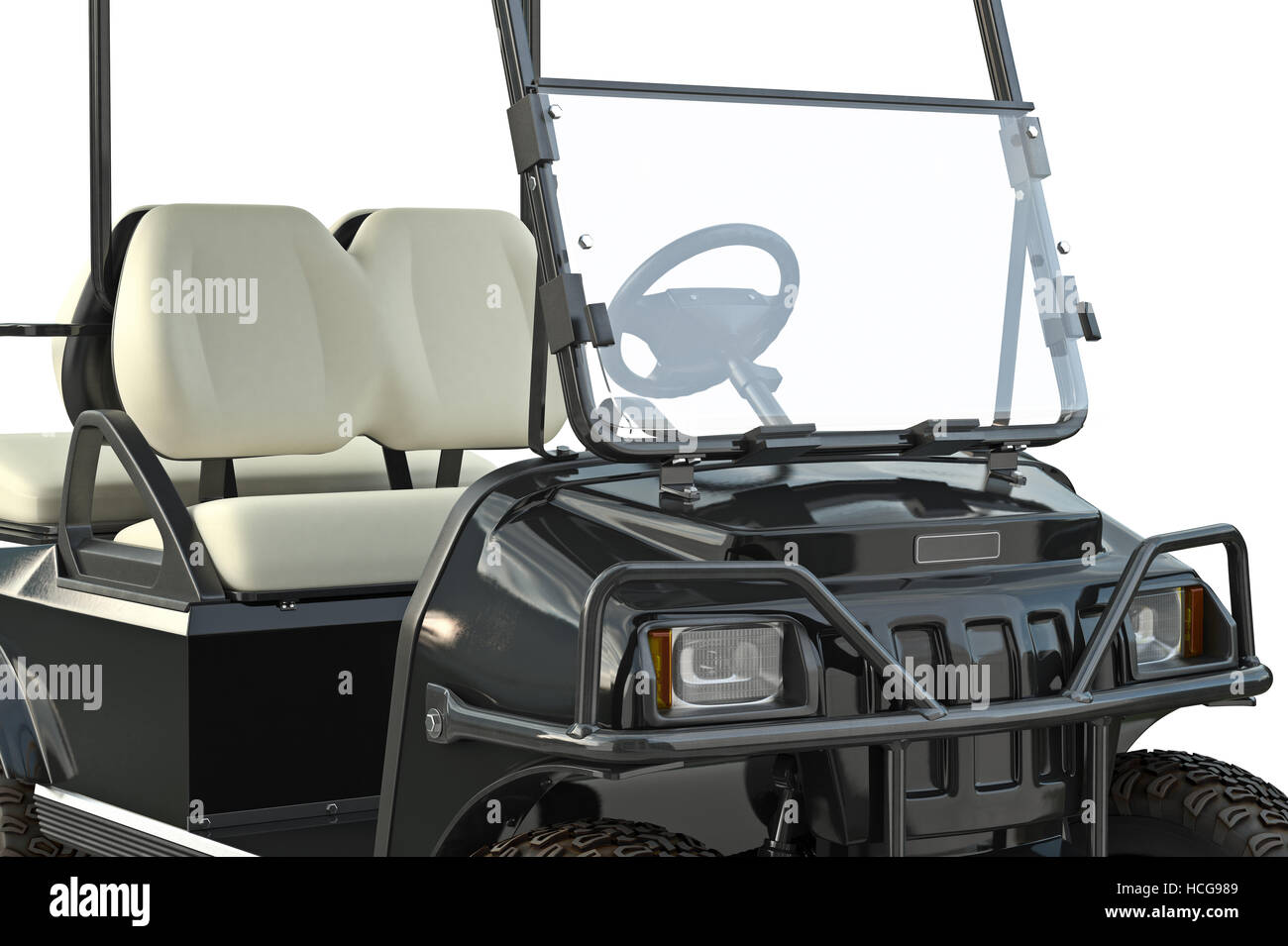 Golf car equipment, close view Stock Photo - Alamy