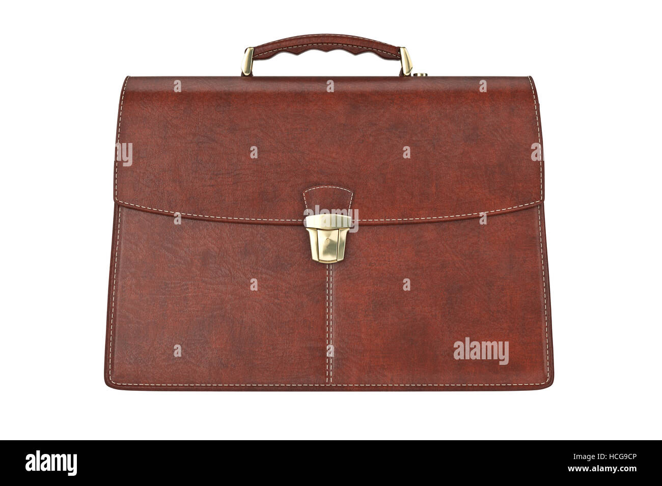 Classic briefcase, front view Stock Photo - Alamy