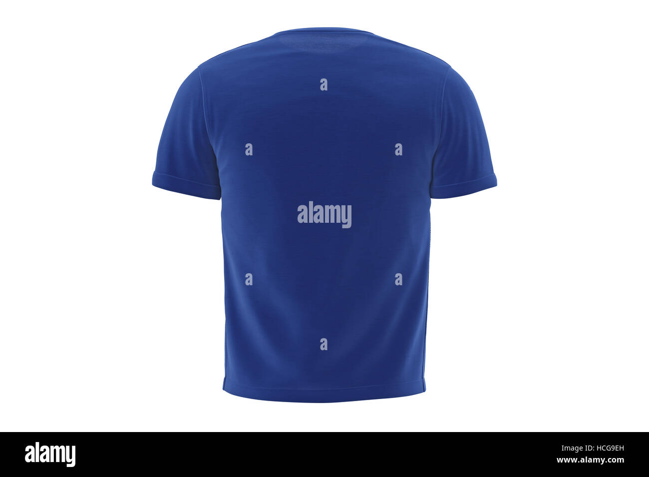 T-shirt mens textile, back view Stock Photo - Alamy