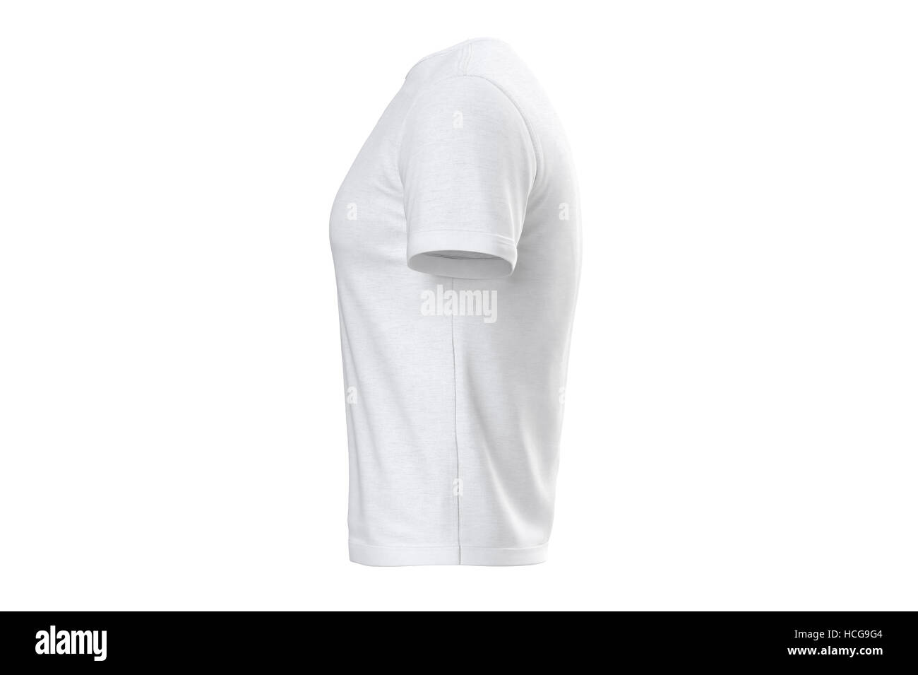 T-shirt apparel fabric, side view Stock Photo - Alamy