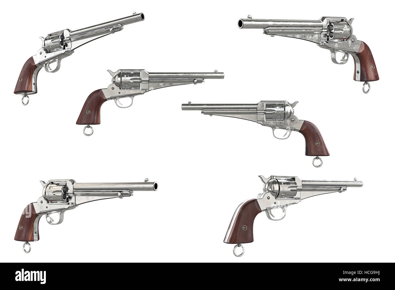 Gun cowboy collection Stock Photo - Alamy