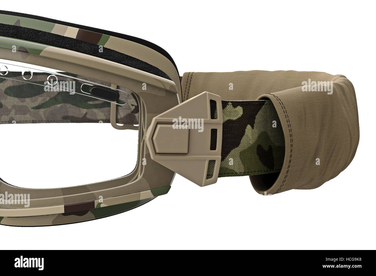 Military goggles, eyeglass camo, close view Stock Photo - Alamy