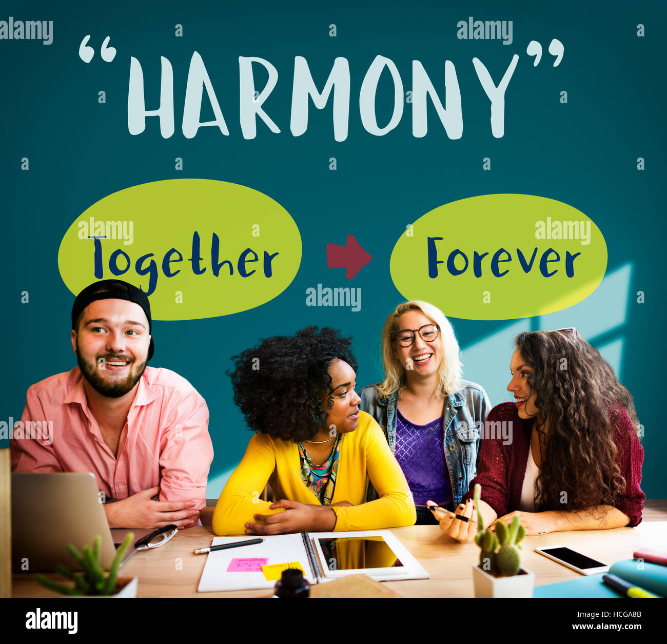 College Student Positive Young Concept Stock Photo - Alamy