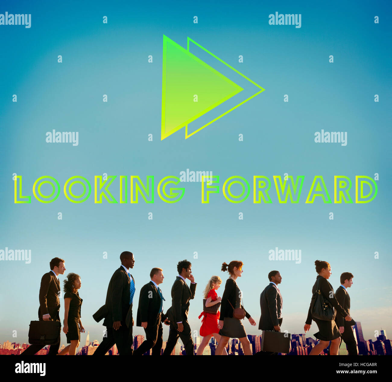 Looking forward inspiration motivation concept hi-res stock photography ...