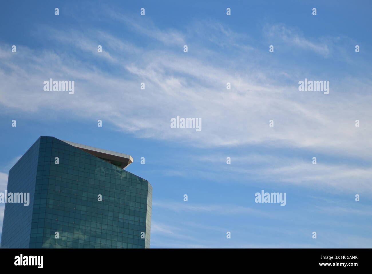 Building top floor and a blue sky Stock Photo - Alamy