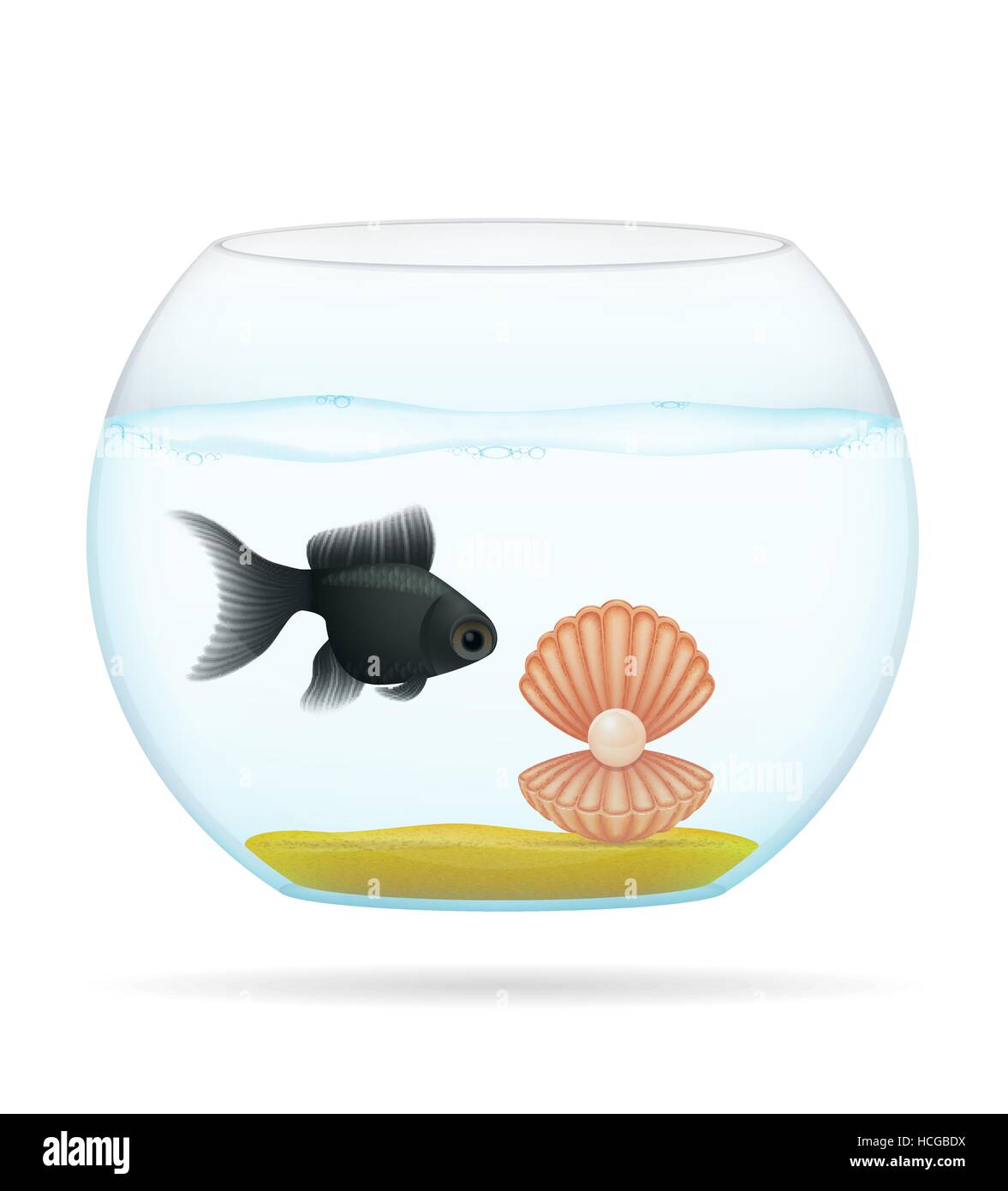 Small transparent fish blue Cut Out Stock Images & Pictures - Alamy