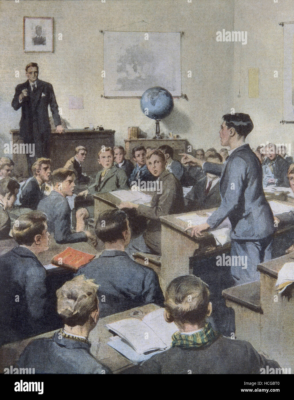 20th century classroom hi-res stock photography and images - Alamy